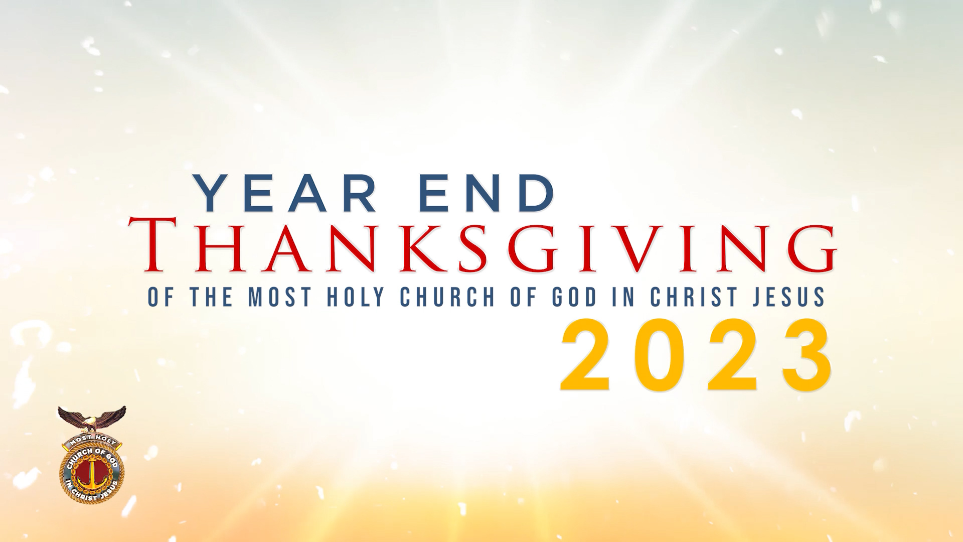 2023 Church Year-End Thanksgiving